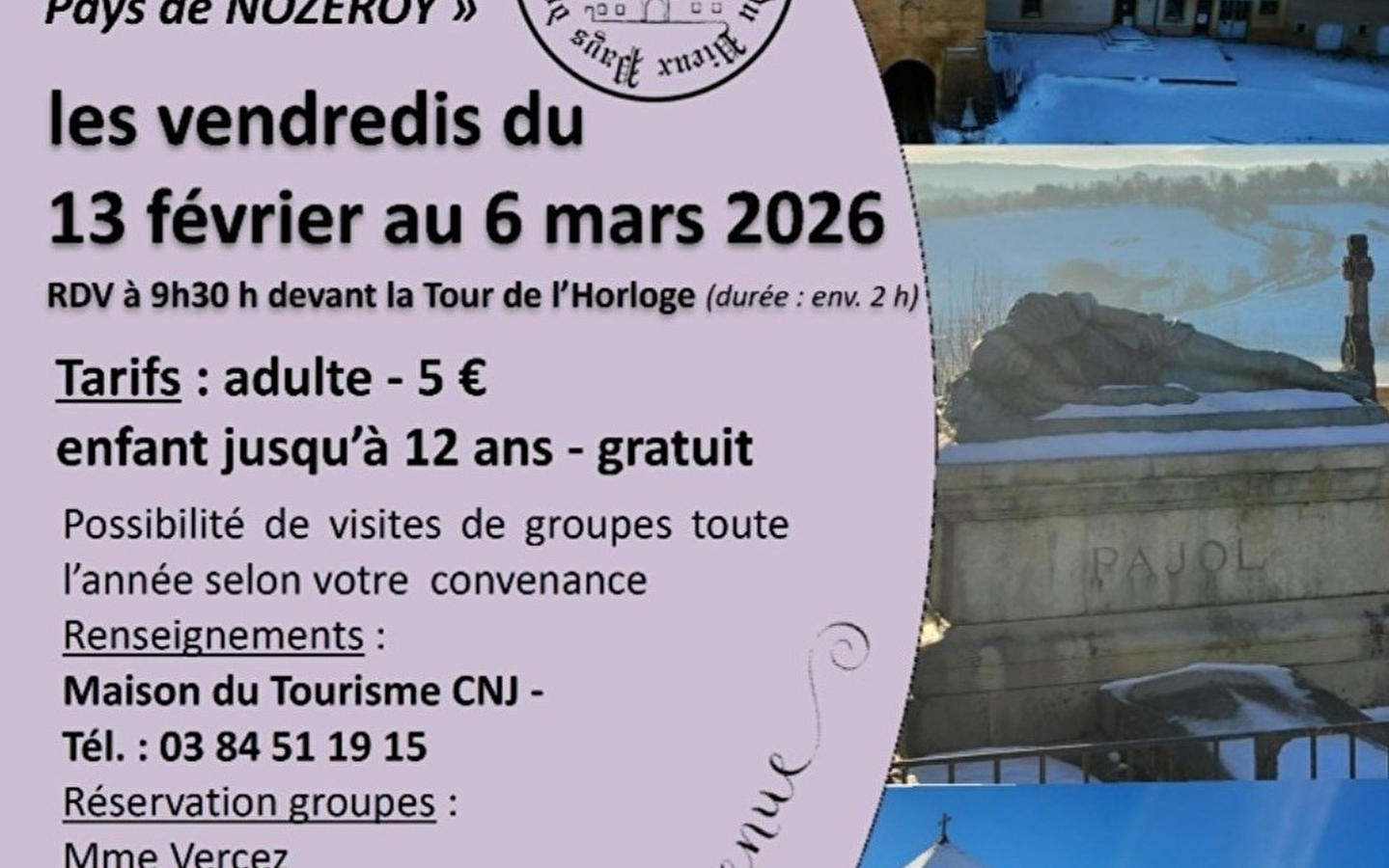 Visites guidées de la cité des Chalon | Montagnes du Jura