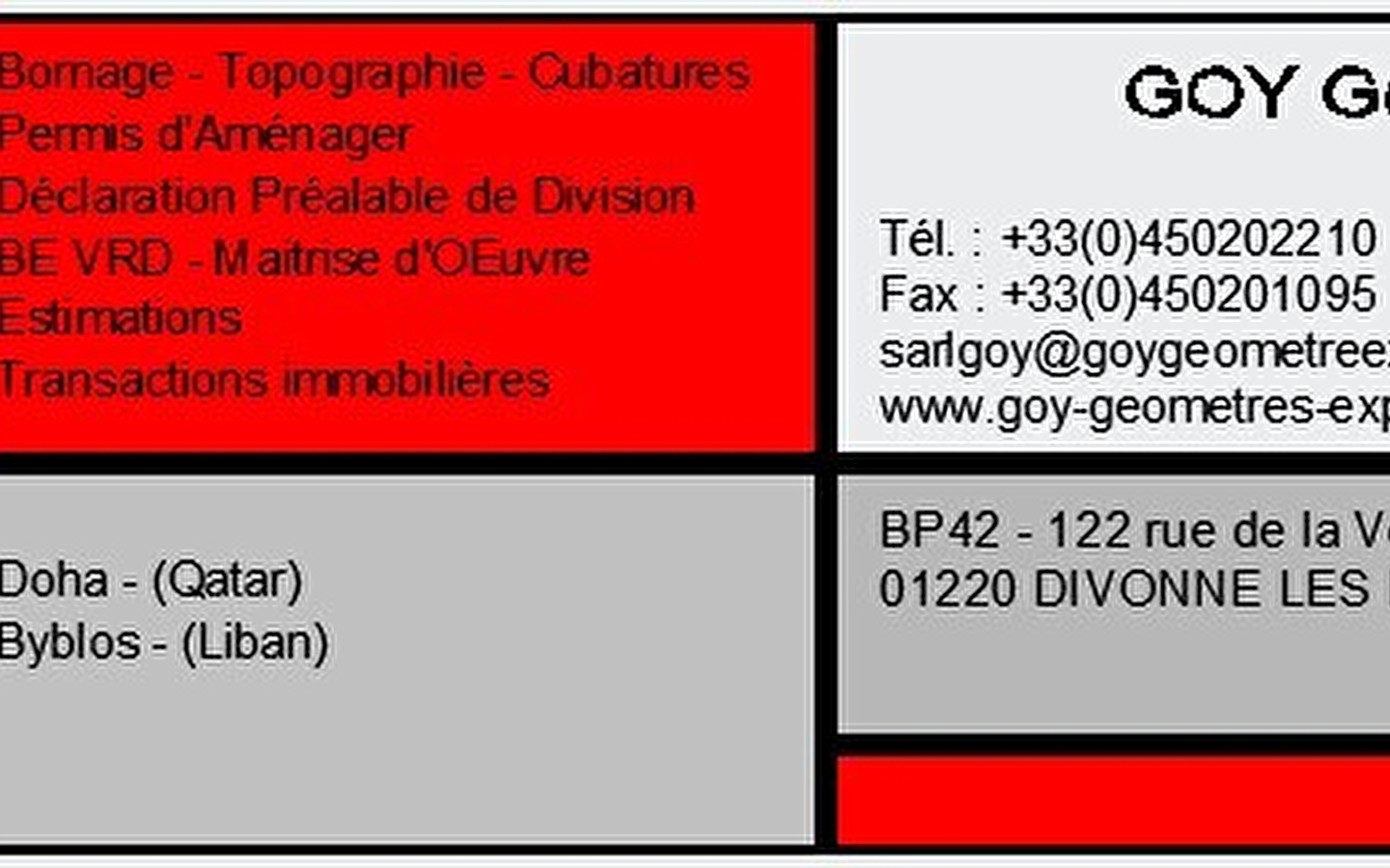 Goy Géomètre Expert Associés | Montagnes du Jura