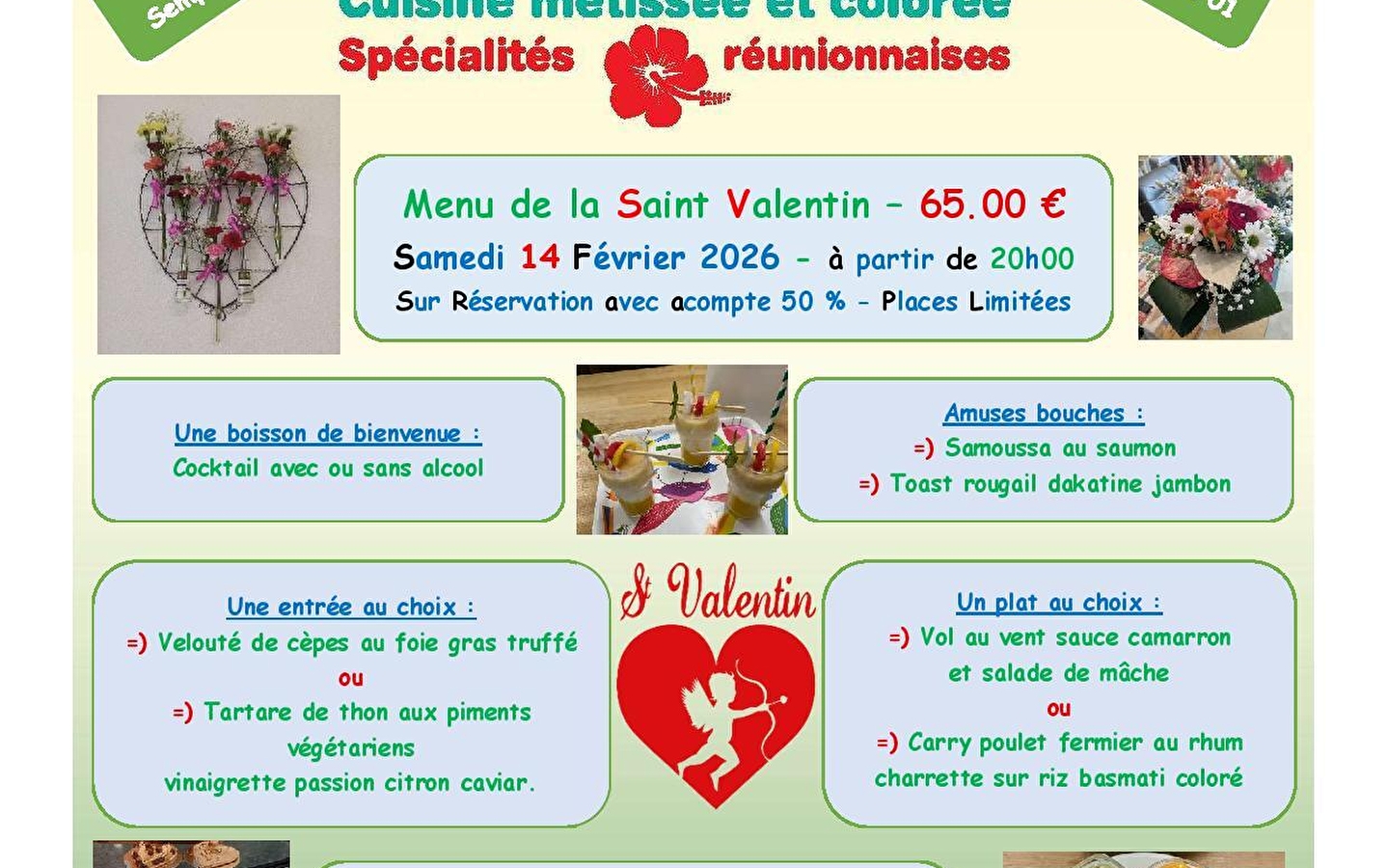 Repas de la Saint Valentin | Montagnes du Jura