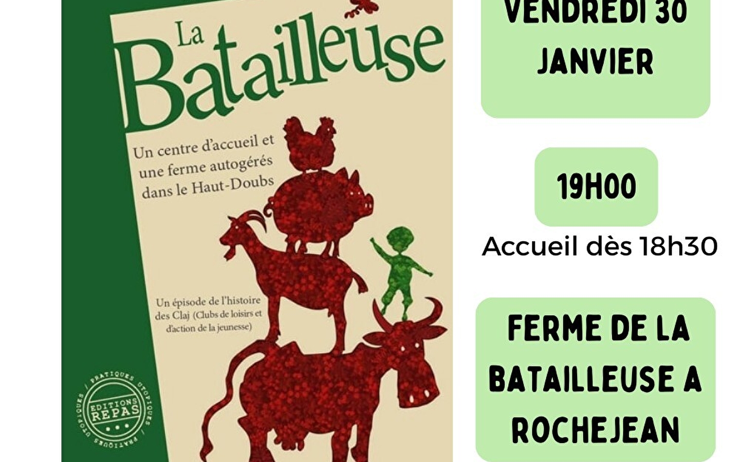 Soirée rencontre et échanges | Montagnes du Jura